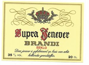 Drink Label: Supra Jenever Brandi 35° (Distillerie Brandi, BelgiumCol ...