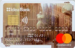 Bank Card: IdeaBank CREDO (Idea Bank, BelarusCol:BY-MC-0099.01