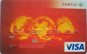 Bank Card: Fortis (Fortis Bank, PolandCol:PL-VI-0548