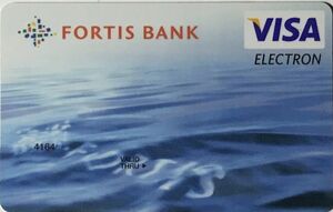Bank Card: Visa Elektron (Fortis Bank, PolandCol:PL-VE-0175.02