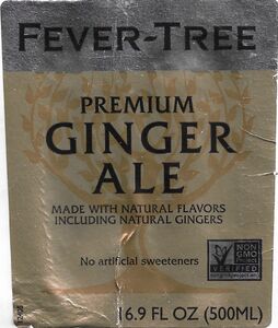 Drink Label: Fever-Tree Ginger Ale (Fevertree USA Inc., United States ...