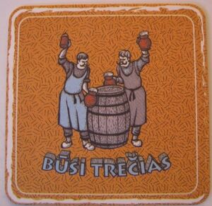 Beer Coaster: Busi Trecias (Akropolis, LithuaniaCol:LT-000847