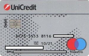 Bank Card: UniCredit - Debit (UniCredit Banca, ItalyCol:IT-MS-0098