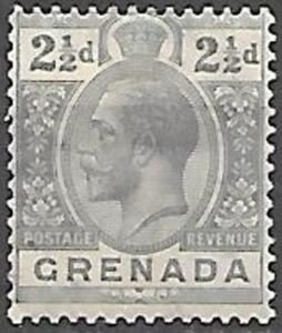 Stamp: King George V (Grenada(King George V definitives (1921-1932)) Mi ...