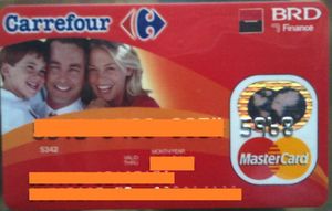 Bank Card: Carrefour (Brd Groupe Societe Generale, RomaniaCol:RO-MC-0032