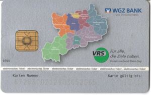 Bank Card: Vrs (WGZ-Bank, Germany, Federal RepublicCol:DE-GM-0188