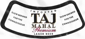 Etiqueta de bebida: Taj Mahal Premium Lager (Blossom Industries Limited ...