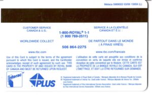 Bank Card: RBC Temporary (Royal Bank of Canada, CanadaCol:CA-PL-0002.02