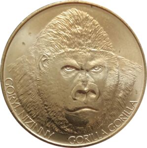 אסימון: Warszawski Ogród Zoologiczny / Goryl Nizinny / Gorilla (פולין ...