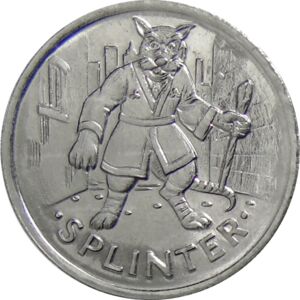 Token: Splinter, Teenage Ninja Turtle 'COWABUNGA' Reverse (United ...