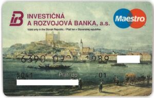 Bankkártya: IRB - Bratislava castle (IRB Investičná a rozvojová banka ...