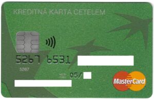 Bank Card: Kreditná karta Cetelem (Cetelem Slovensko, SlovakiaCol:SK-MC-0070.03