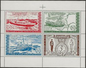 Stamp: RNLI Royal National Lifeboat Institution Sesqui Centenary ...
