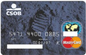 Bank Card: ČSOB (ČSOB, SlovakiaCol:SK-MC-0038