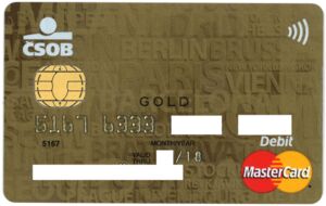 Bank Card: ČSOB Debit (ČSOB, SlovakiaCol:SK-MC-0020