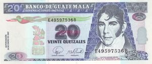 Banknote: 20 Quetzales (Guatemala) (2006-2008 Issue) Wor:P-112b