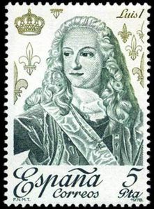 Stamp: Louis I (Spain(Spanish Kings and Queens of the House of Bourbon ...