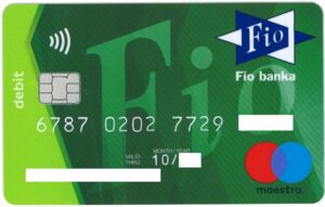 Bank Card: Fio banka - Debit (Fio banka, SlovakiaCol:SK-MS-0050.02 💳