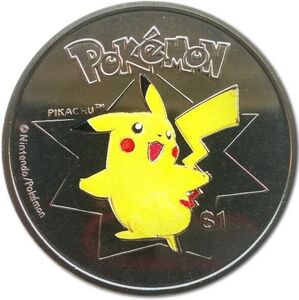 Moneda: 1 Dollar (Pokémom - Pikachu) (Niue(Producto numismático ...
