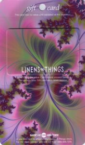 Gift Card: Linens n Things (Linens-n-Things, United States of America ...