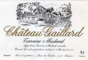 Drink Label: Touraine Mesland AOC - Château Gaillard (Girault Vincent ...