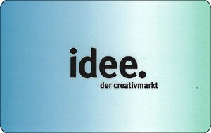 Gift Card: New logo on blue (Idee, Germany, Federal Republic(Idee) Col ...