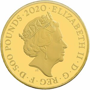 Coin: 500 Pounds (Bond - The DB5) (United Kingdom of Great Britain ...