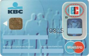Bank Card: KBC Maestro ec 02 (KBC - CBC, BelgiumCol:BE-MS-0043