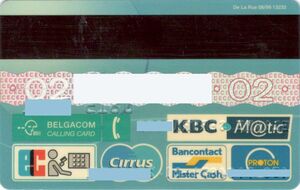 Bank Card: KBC Maestro ec 02 (KBC - CBC, BelgiumCol:BE-MS-0043