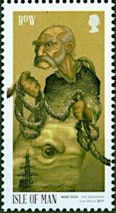 Stamp: The Manxman (Isle of Man(Herman Melville Bicentennial (2019 ...