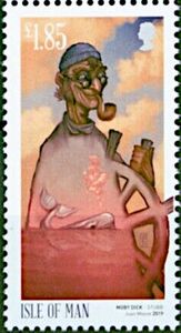 Stamp: Stubb (Isle of Man(Herman Melville Bicentennial (2019) : Moby ...