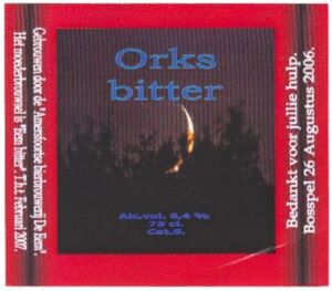 Drink Label: Orks Bitter (Bierbrouwerij De Eem, NetherlandsCol:NL-BEER ...