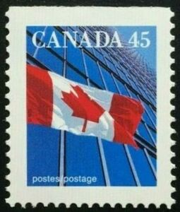 Stamp: Canadian Flag and Office Buildings (Canada(Definitives 1989-2005 ...