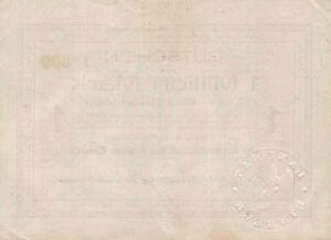 Banknote: 1,000,000 Papiermark (German Notgeld(Einbeck) Kel:1264a.2