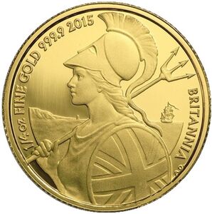 Coin: 25 Pounds (Britannia) (United Kingdom of Great Britain & Northern ...