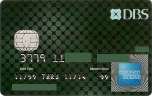 Bank Card: American Express - DBS (DBS Bank, SingaporeCol:SG-AE-0010