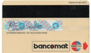 Bank Card: Banque BCP (BANQUE BCP, LuxembourgCol:LU-MS-0003