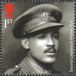 Stamp: Walter Tull (United Kingdom of Great Britain & Northern Ireland ...