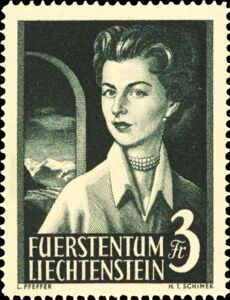 Stamp: Princess Georgina (Liechtenstein(Princes and princesses) Mi:LI ...