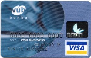 Bank Card: vub banka (Všeobecná úverová banka (VÚB Banka), SlovakiaCol ...