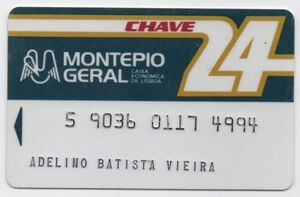 Bank Card: Montepio Geral Chave 24 (Montepio Geral, PortugalCol:PT-GM-0032