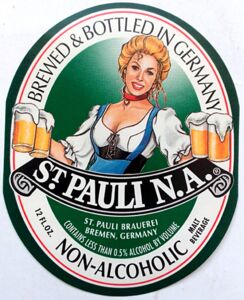 Drink Label: St. Pauli Girl Non-Alcoholic (St. Pauli Brauerei, Germany ...