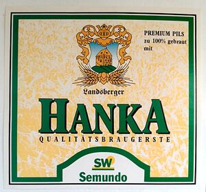 Drink Label: Landsberger Hanka (Brauerei Landsberg GmbH, Germany ...