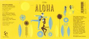 Etiqueta de bebida: Aloha IPA (Chios Brewery, GreciaCol:GR-BEER-000811