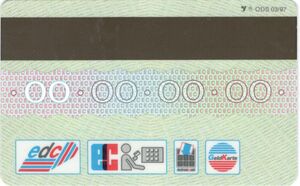 Bank Card: Dresdner Bank - ec 00 (Dresdner Bank, Germany, Federal ...