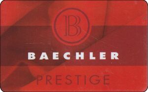 Gift Card: Baechler Prestige (Baechler, Switzerland(Baechler) Col:CH ...