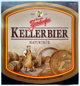 Drink Label: Zindorfer Keller Bier (Brauerei Zirndorf, Germany, Federal ...