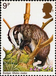Stamp: European Badger (Meles meles) (United Kingdom of Great Britain ...
