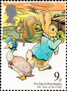 Stamp: The Tale of Peter Rabbit (United Kingdom of Great Britain ...