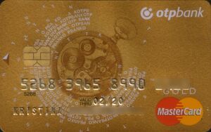 Bank Card: Otpbank Gold (Otpbank, RussiaCol:RU-MC-1152.05
